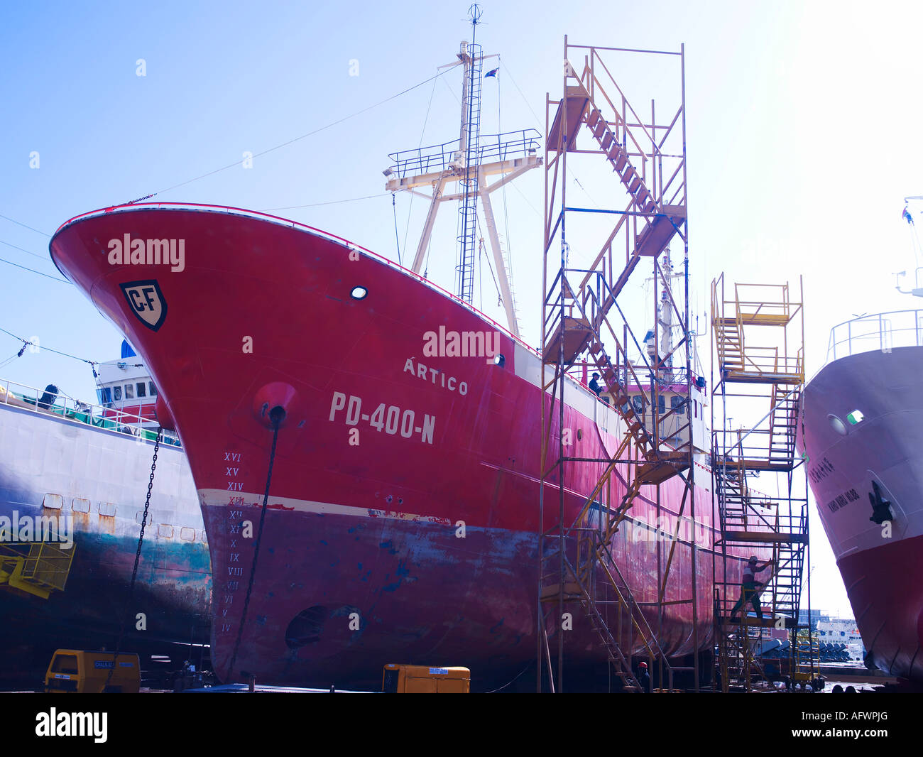 shipyard in Cape Town in South Africa Stock Photo - Alamy