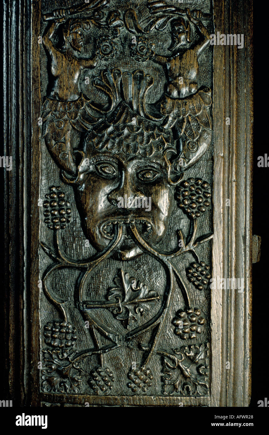 Green man carving church hi-res stock photography and images - Alamy