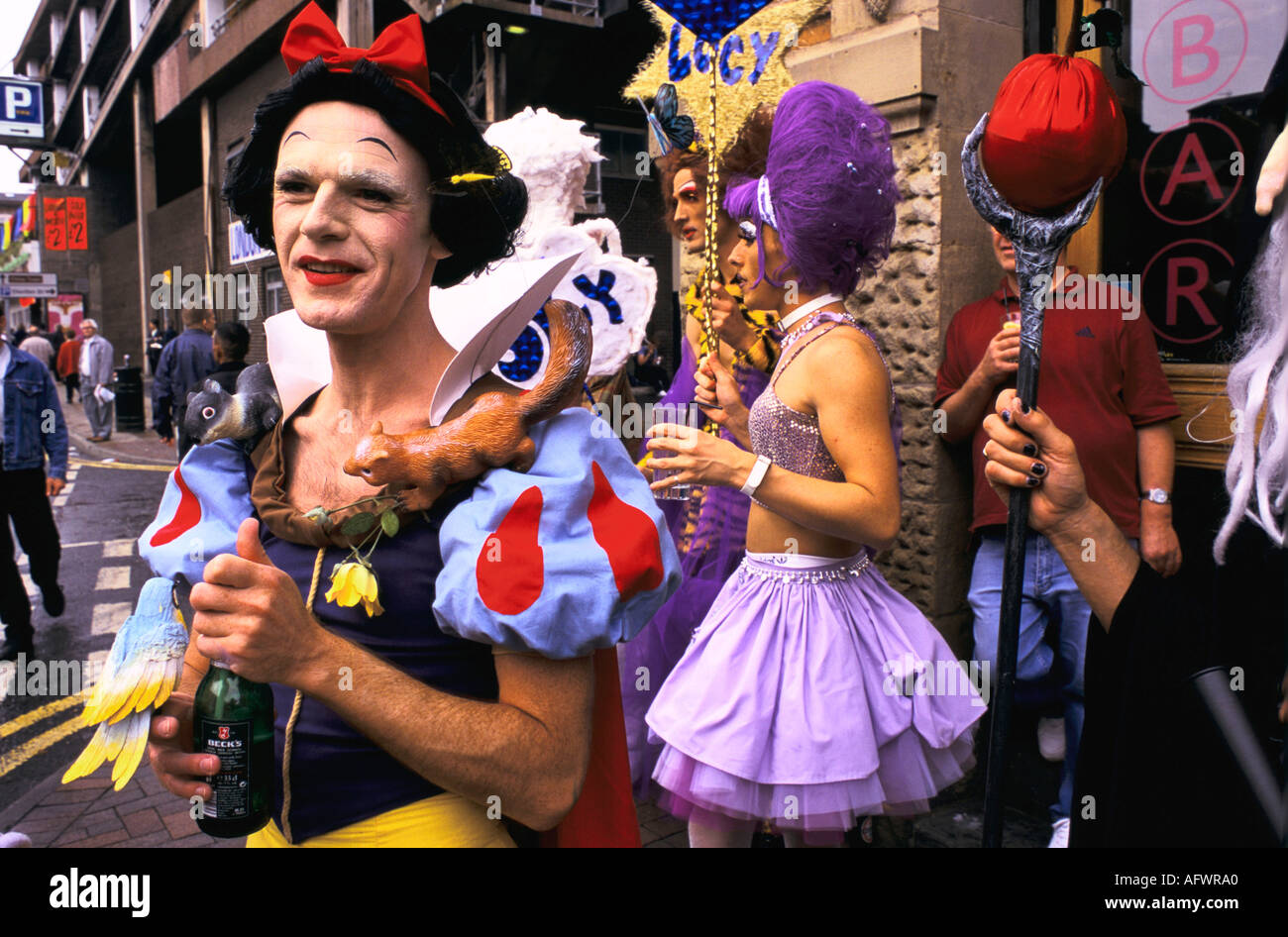 Pride celebration in manchester hi-res stock photography and images - Alamy