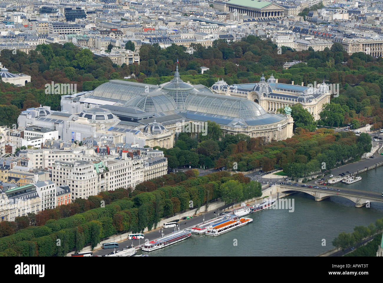 aerial view of the grand palais, paris, france Stock Photo - Alamy
