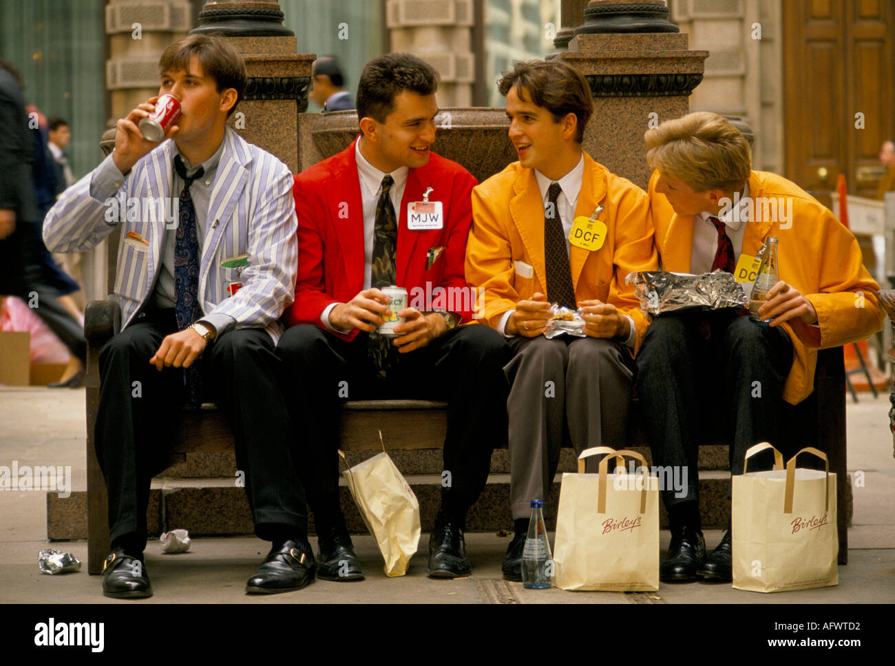 Traders london 1990 hi-res stock photography and images - Alamy