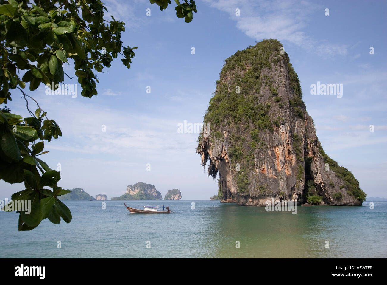 Krabi rock formation Stock Photo - Alamy