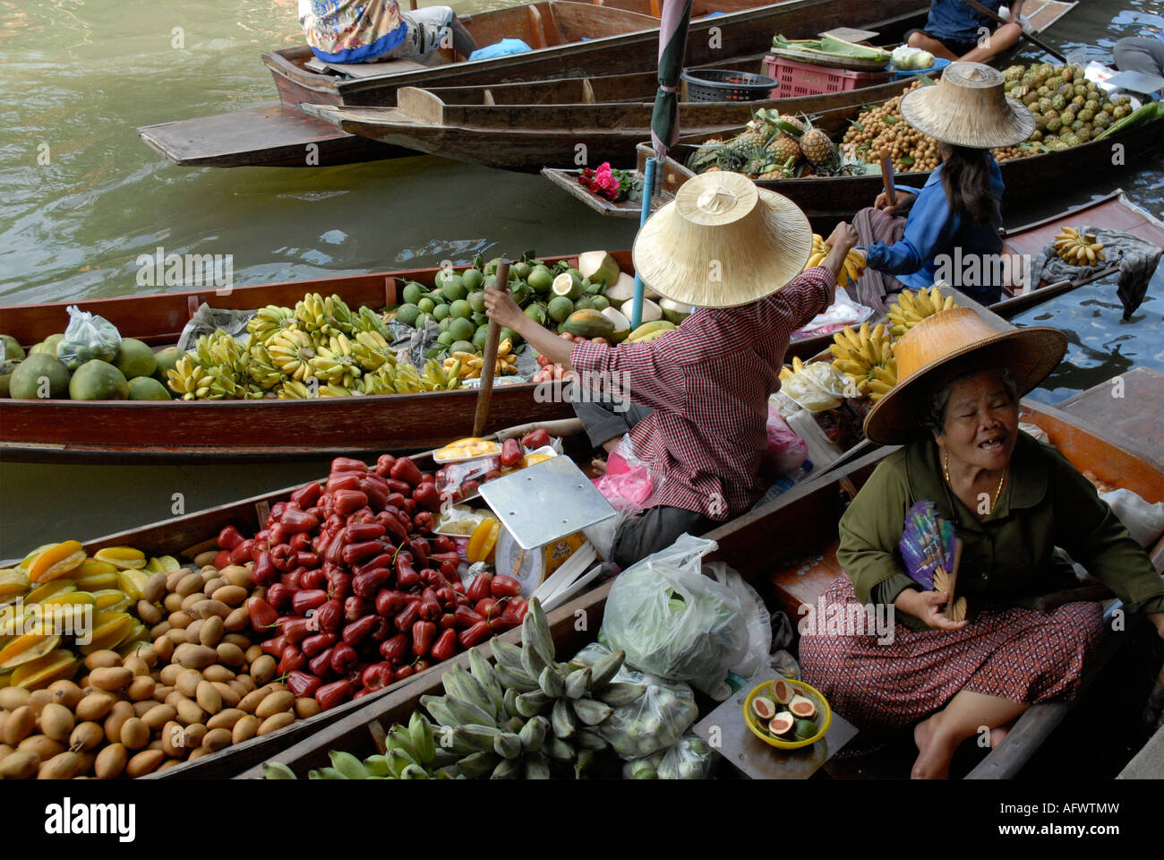 Floating Market, Thailand, South East Asia Stock Photo - Alamy