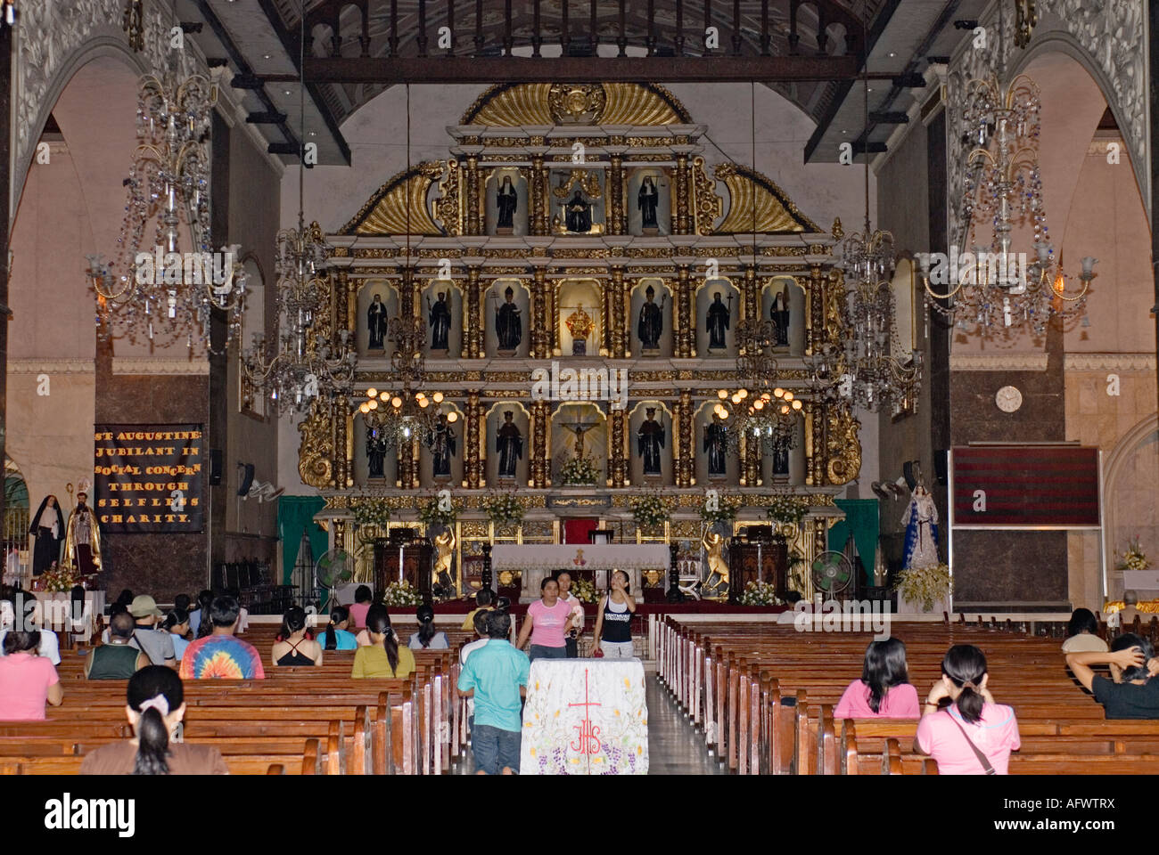 Philippines Cebu Basilica Minore del Santo Nino Visayas Stock Photo - Alamy