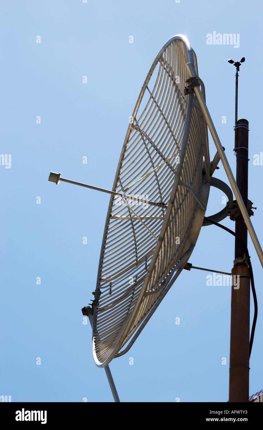 Media center dish antenna, Mt. Wilson, California, USA Stock Photo - Alamy