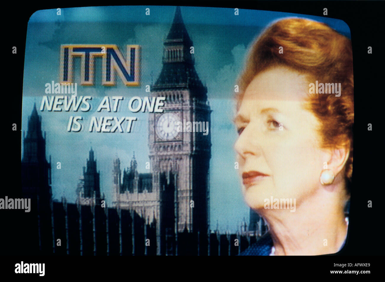Margaret thatchers resignation speech hi-res stock photography and ...