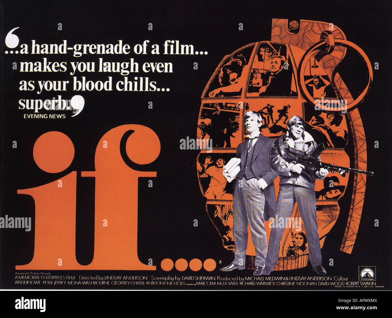 IF...poster for 1968 Paramount film Stock Photo - Alamy