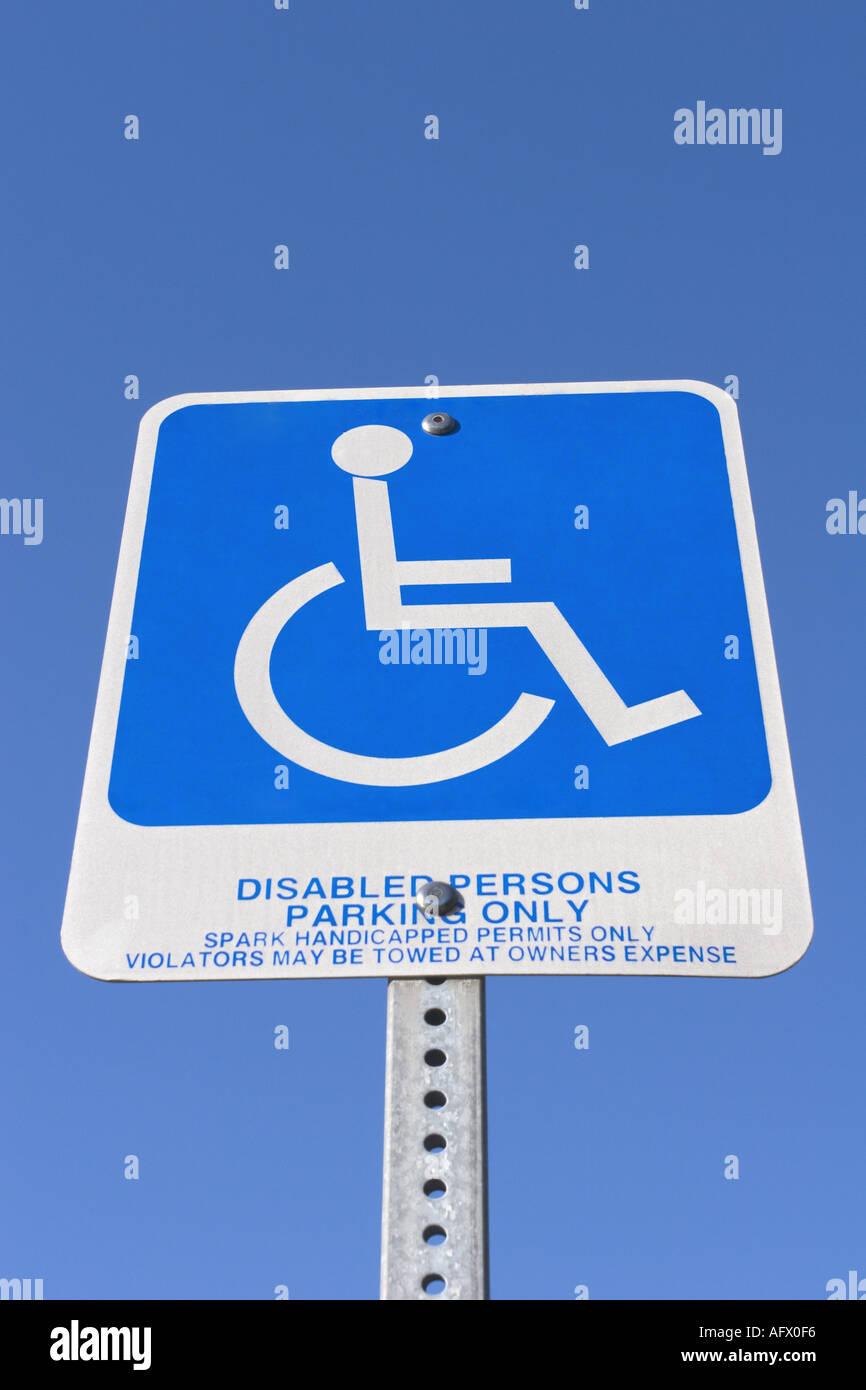 Handicapped Parking sign Nanaimo Vancouver Island British Columbia ...