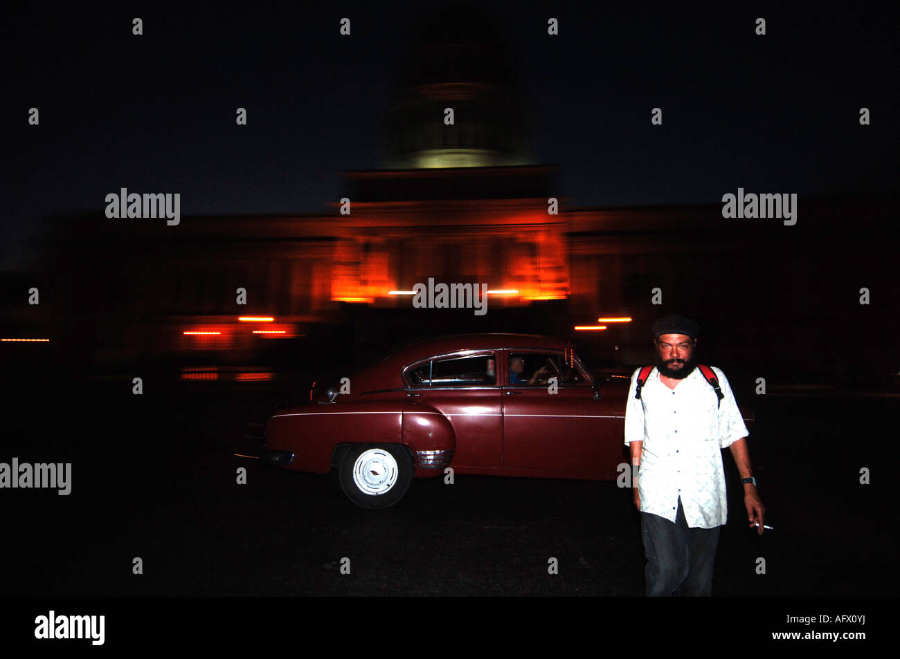 Cuba Havana Habana Vieja the Capitolio national government building and ...