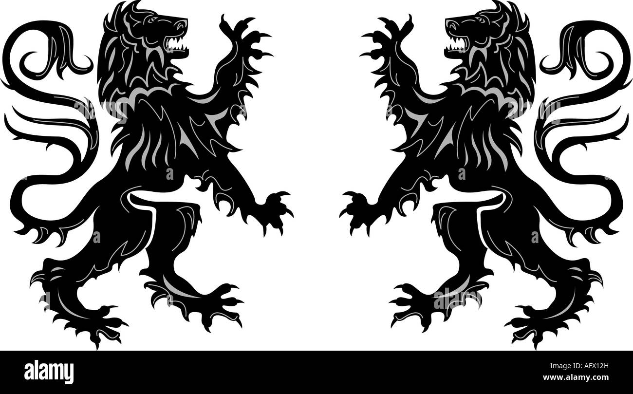 Lion crest hi-res stock photography and images - Alamy