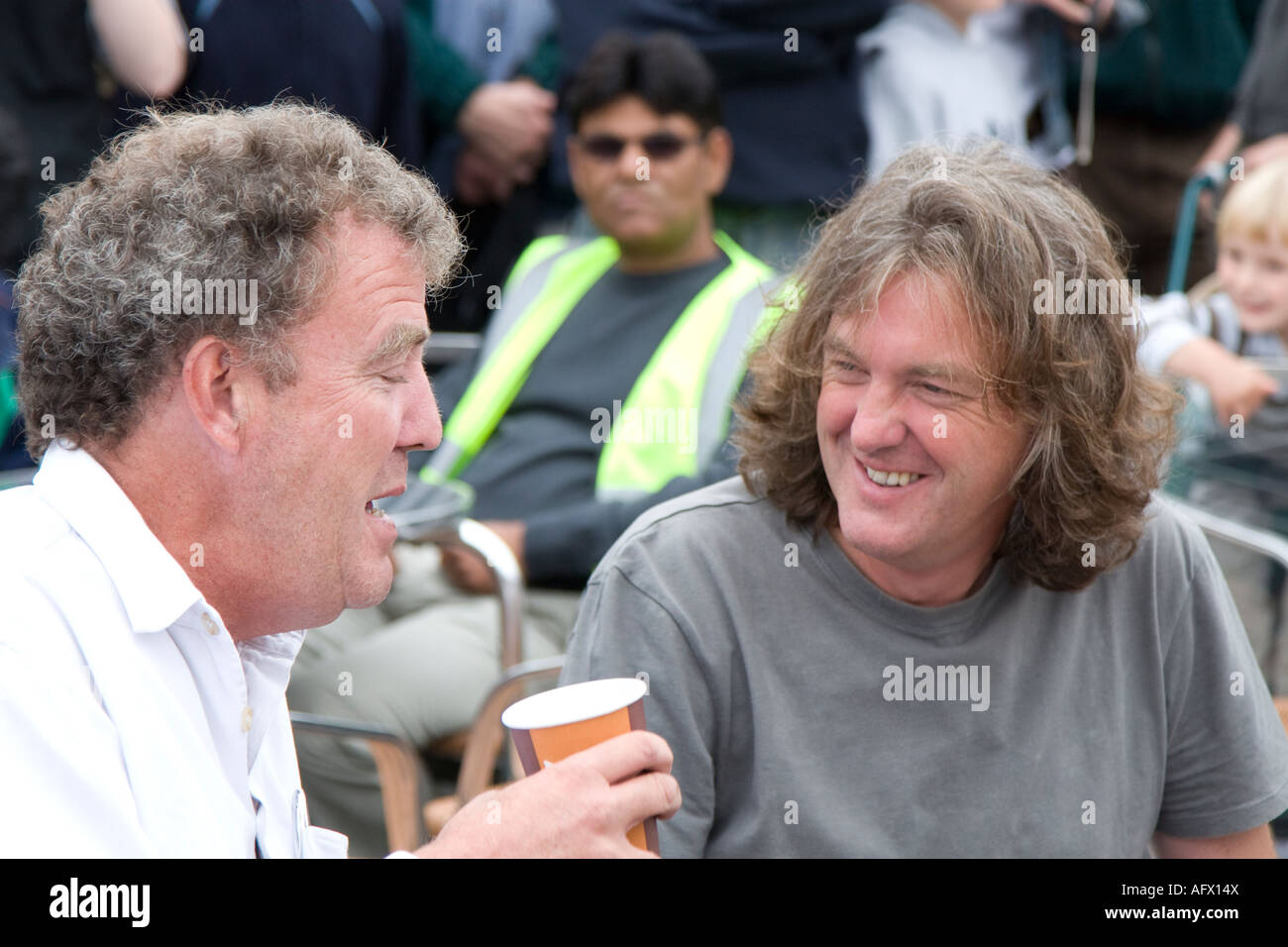 Jeremy Clarkson and James May before the Britcar 24 Hour race at ...
