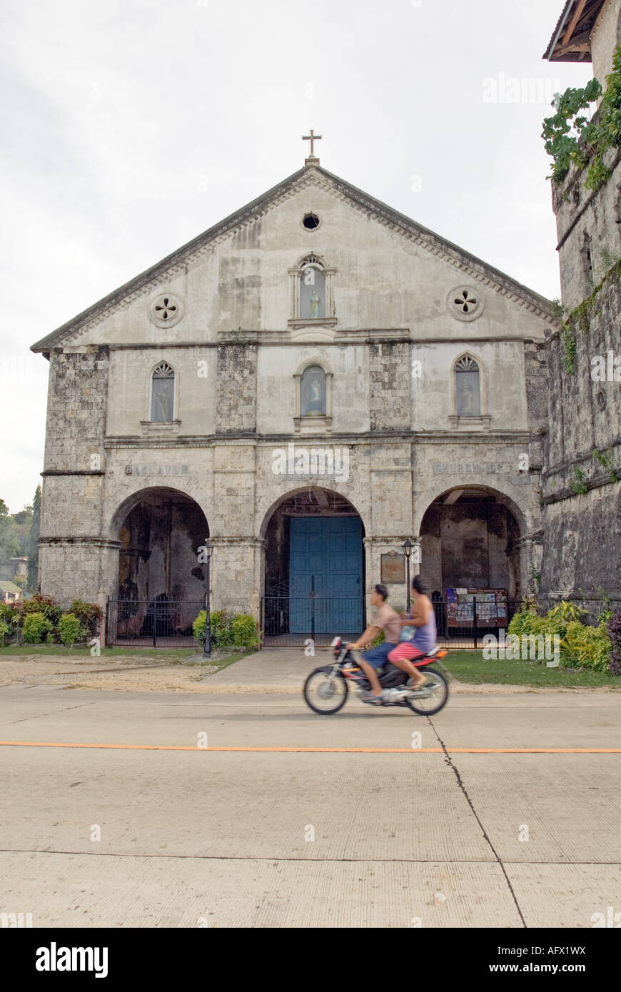 Philippines Bohol Baclayon Church Visayas Stock Photo - Alamy