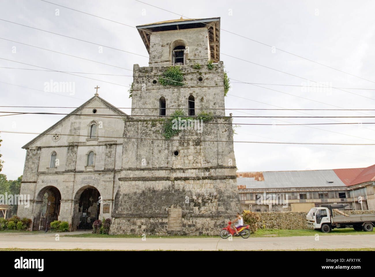 Philippines Bohol Baclayon Church Visayas Stock Photo - Alamy
