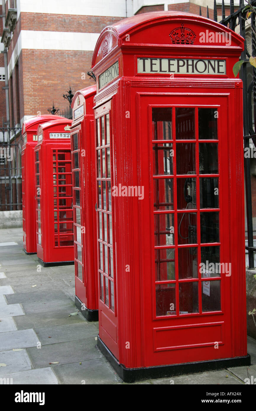 Red Phone Box Stock Photo - Alamy