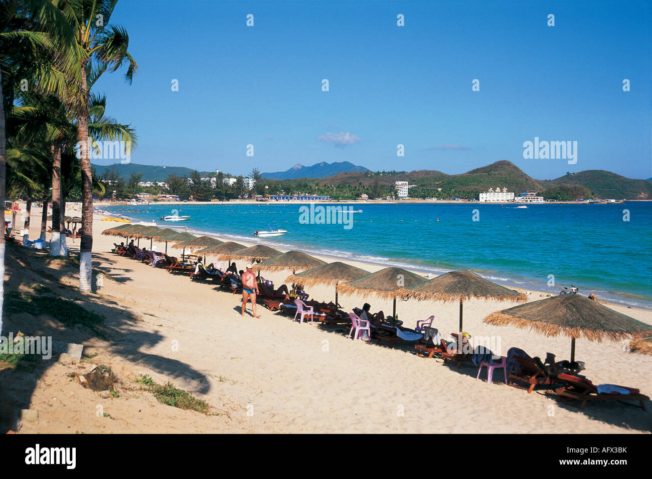 Hainan Sanya Bay China Stock Photo - Alamy