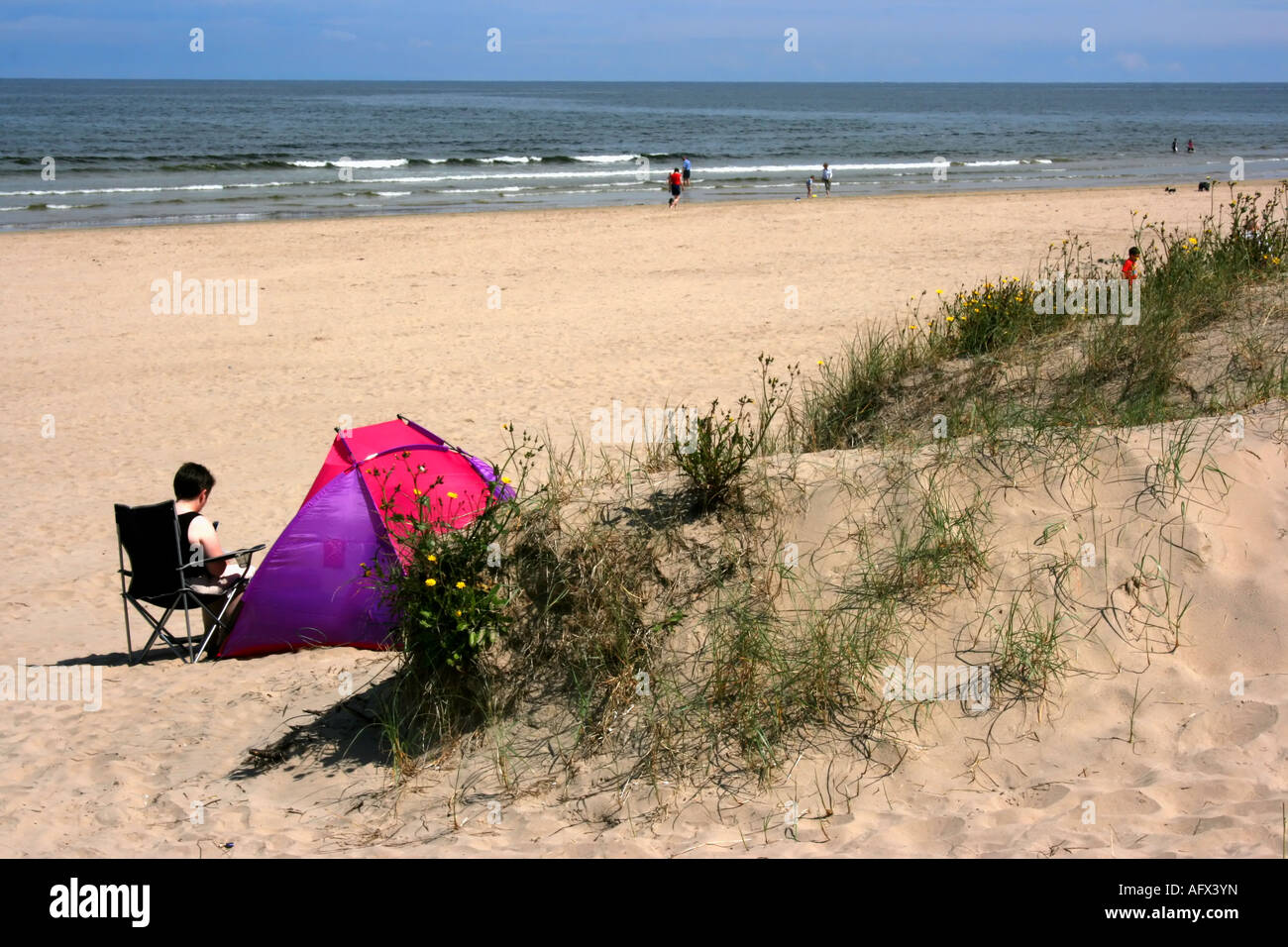 The beach at Castlerock, County Londonderry, Northern Ireland Stock ...