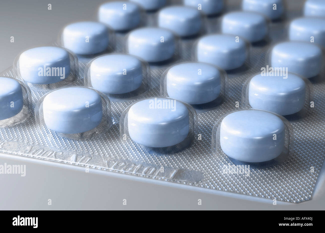 Packet of tablets Stock Photo - Alamy