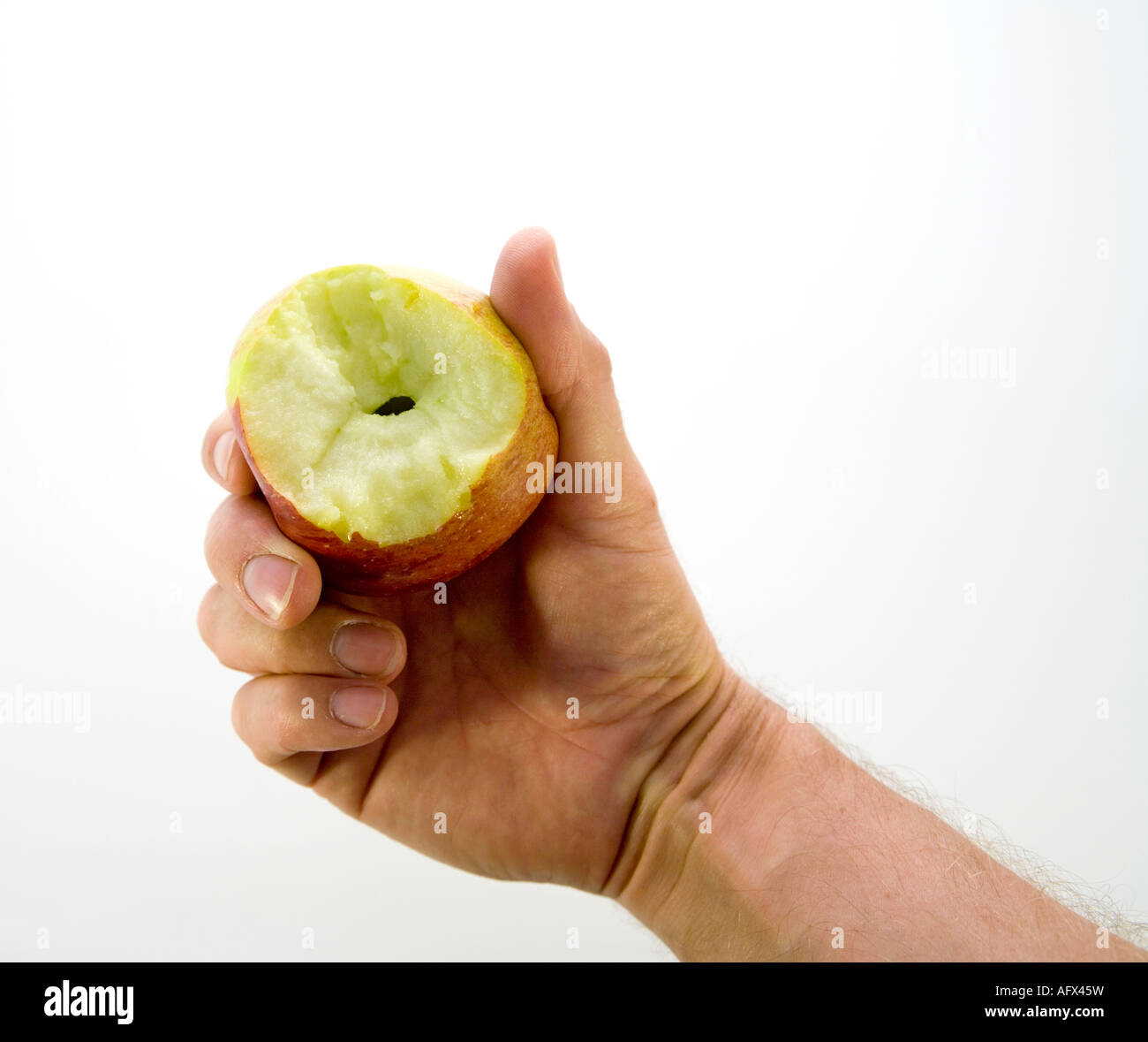 Half eaten apple hi-res stock photography and images - Alamy