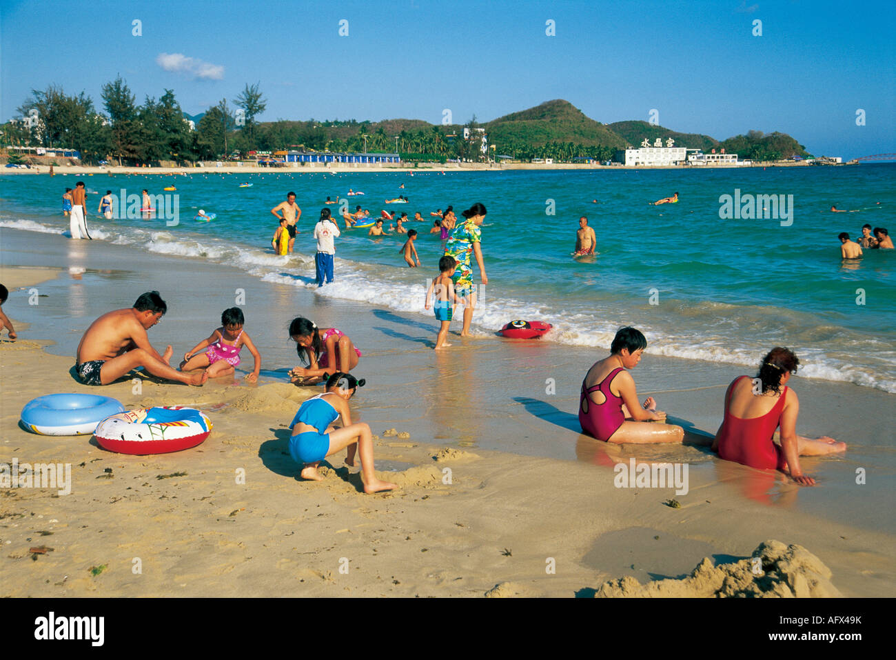 Hainan Sanya Bay China Stock Photo - Alamy