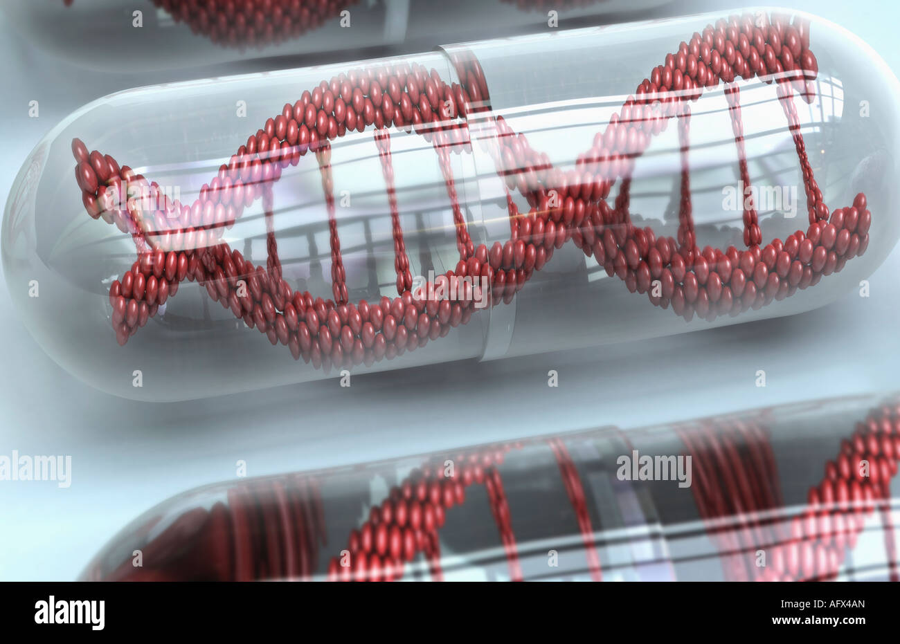 DNA and pills Stock Photo - Alamy