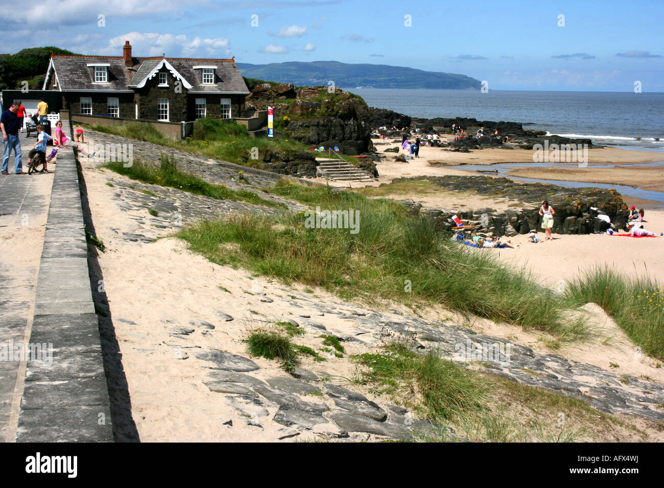 Castlerock beach and Promenade, County Londonderry, Northern Ireland ...