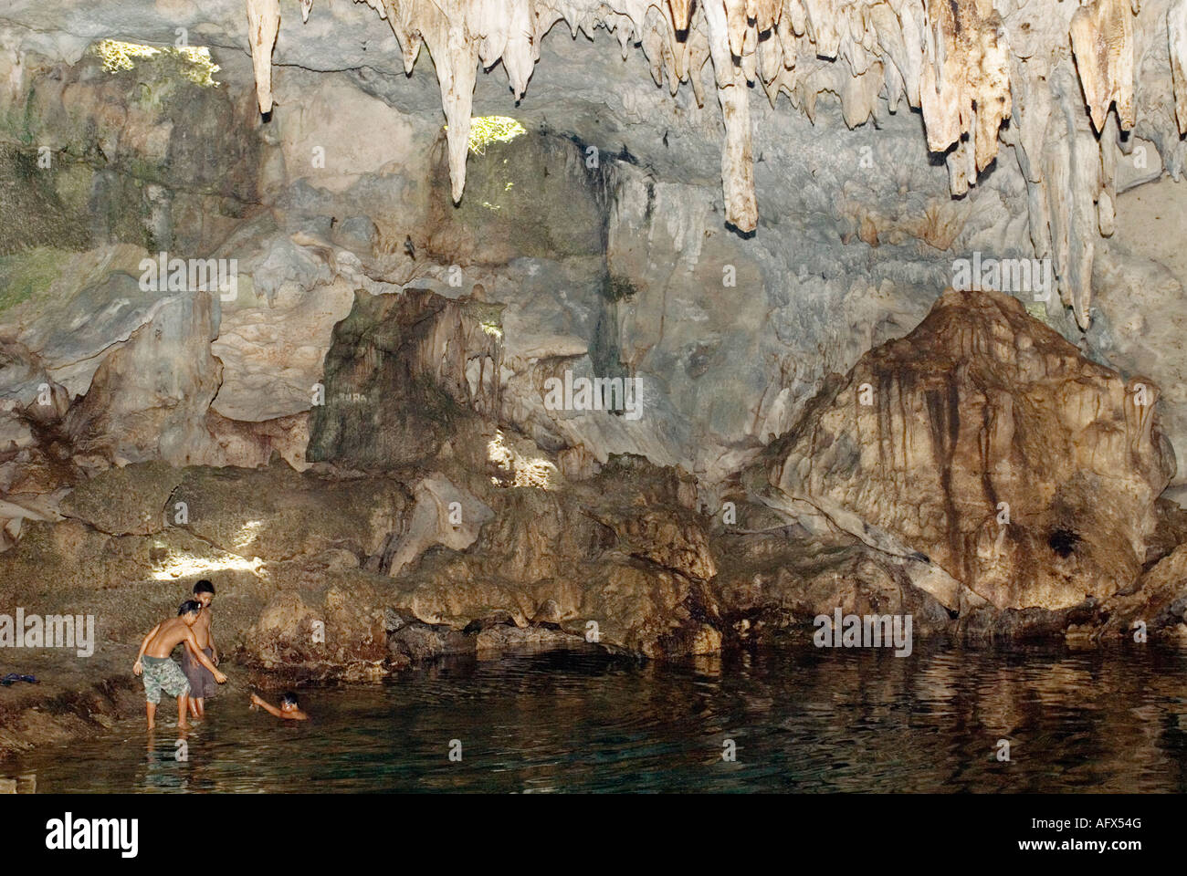 Philippines Bohol Hinagdanan Cave Panglao Visayas Stock Photo - Alamy