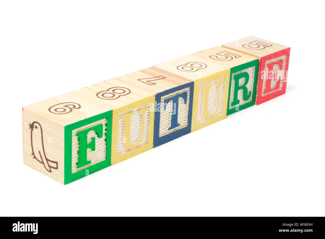 Alphabet Blocks - Future Stock Photo - Alamy