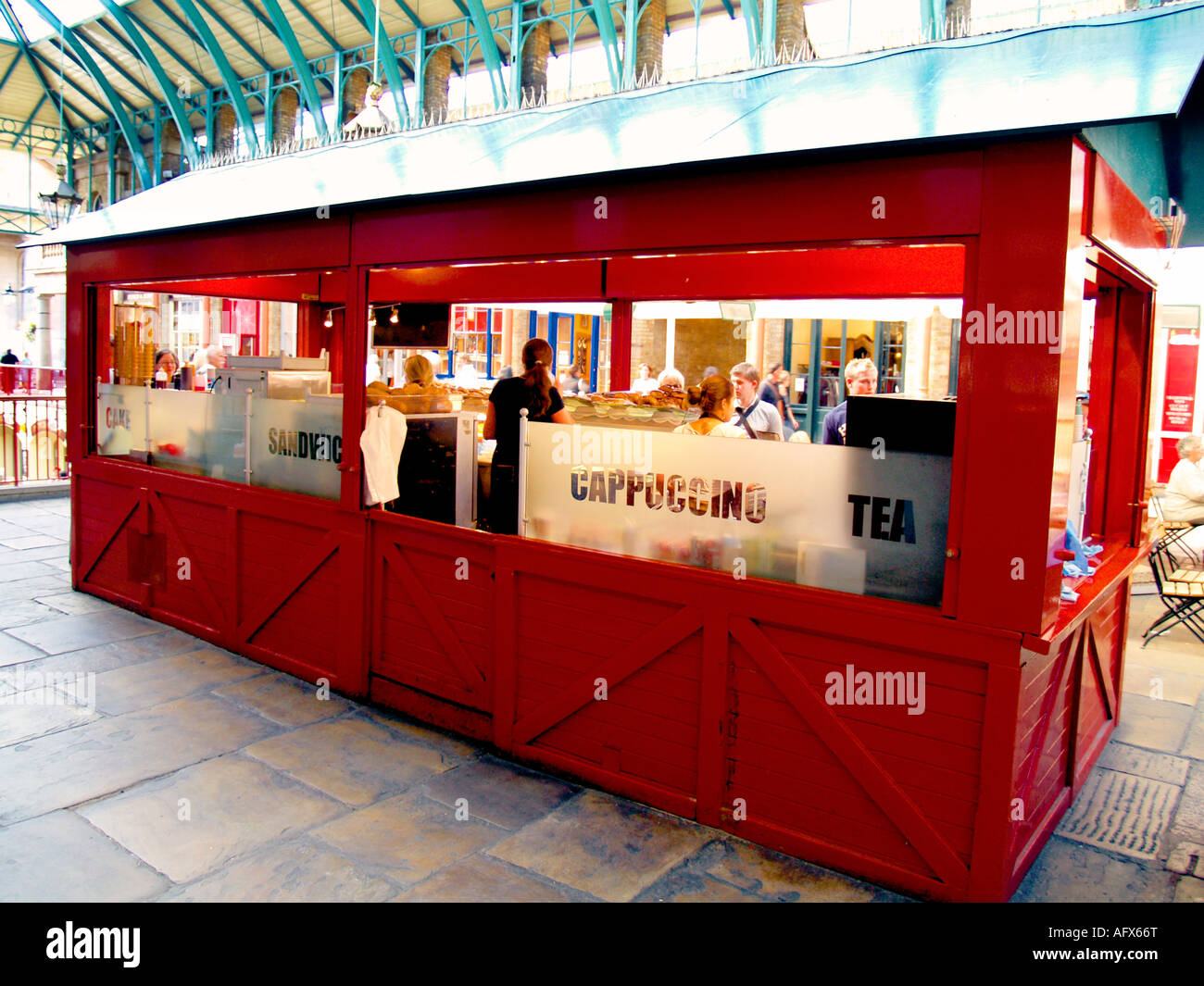 Coffee Stall at Covent Garden Market Stock Photo - Alamy