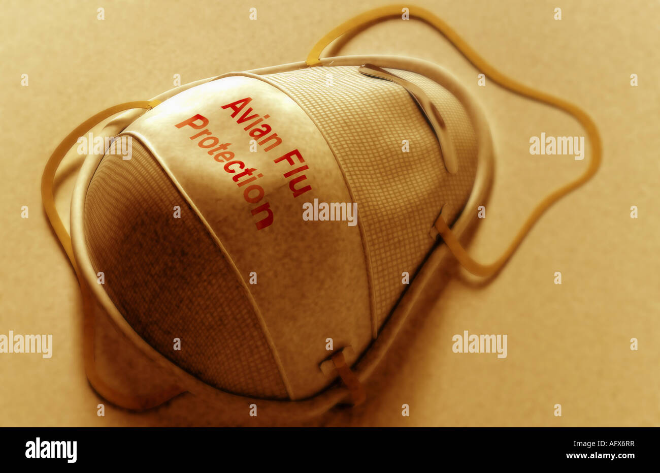 Avian flu mask Stock Photo - Alamy