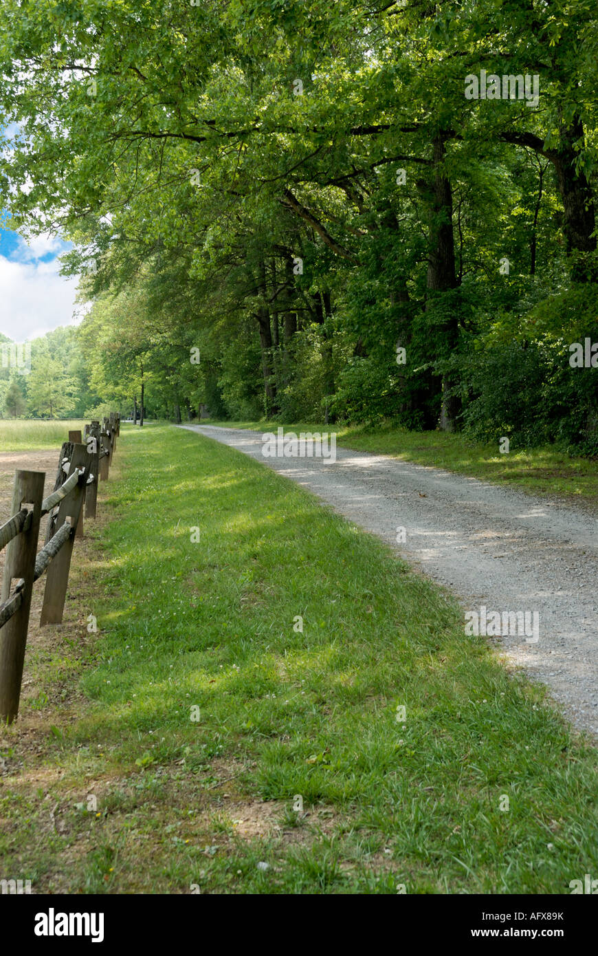 American country lane hi-res stock photography and images - Alamy