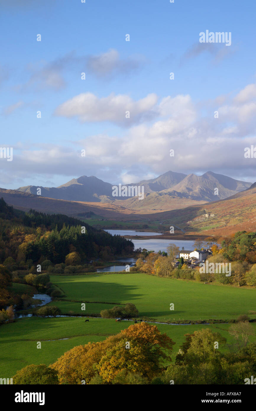 Snowdon from "Capel Curig" Gwynedd Wales Stock Photo - Alamy