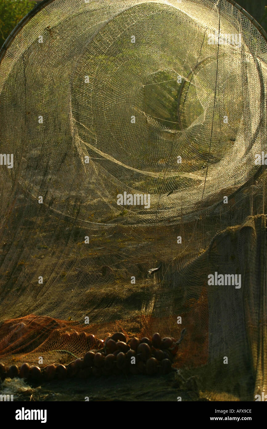 Hand made fishing net hi-res stock photography and images - Alamy