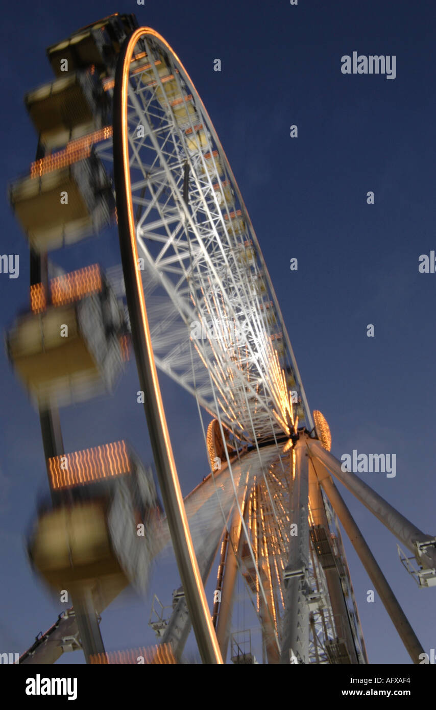 The Manchester Big Wheel viewing the edge from the ground Stock Photo ...