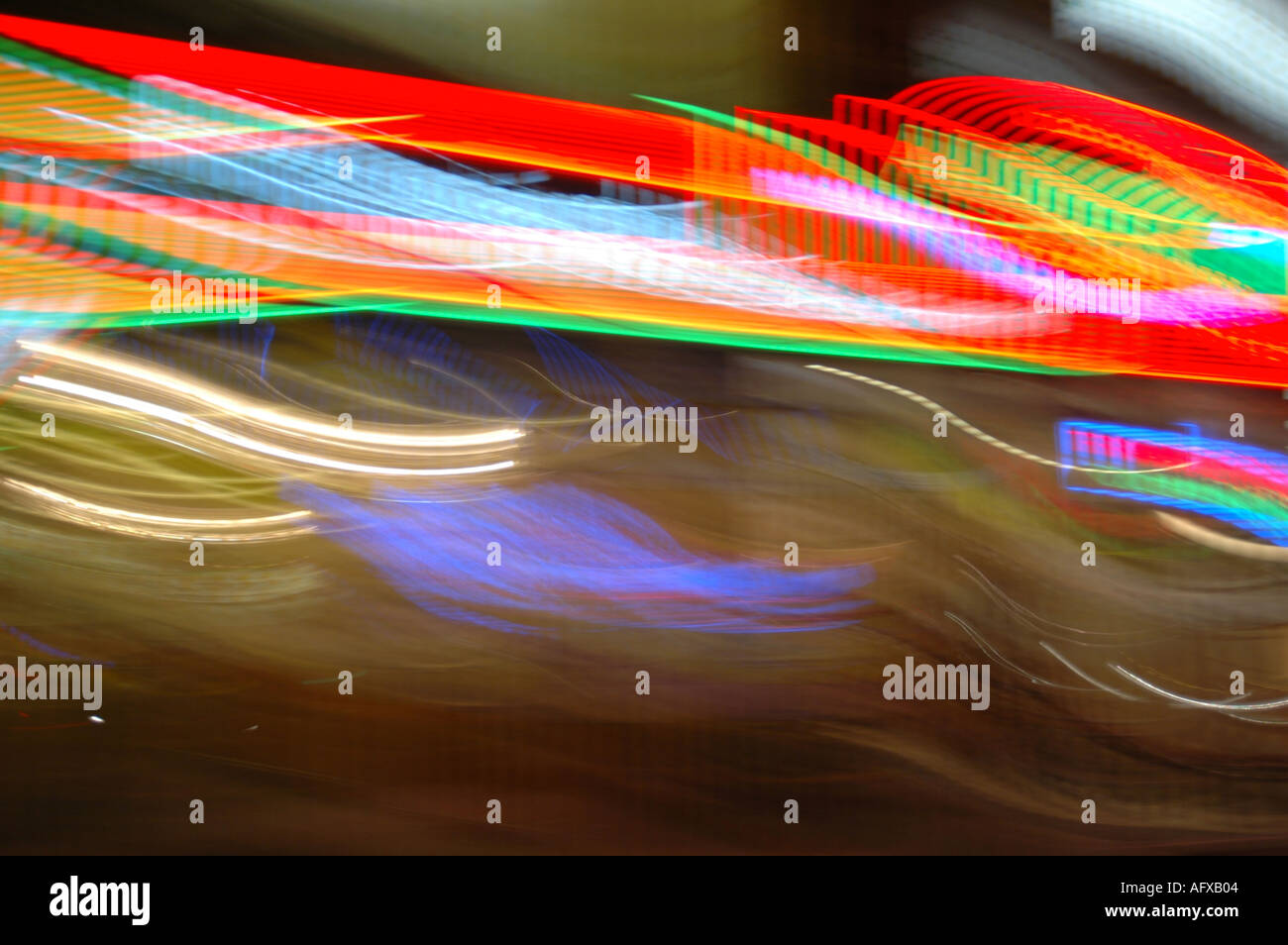 Bright neon lights at night from Indian restaurant signs Stock Photo ...