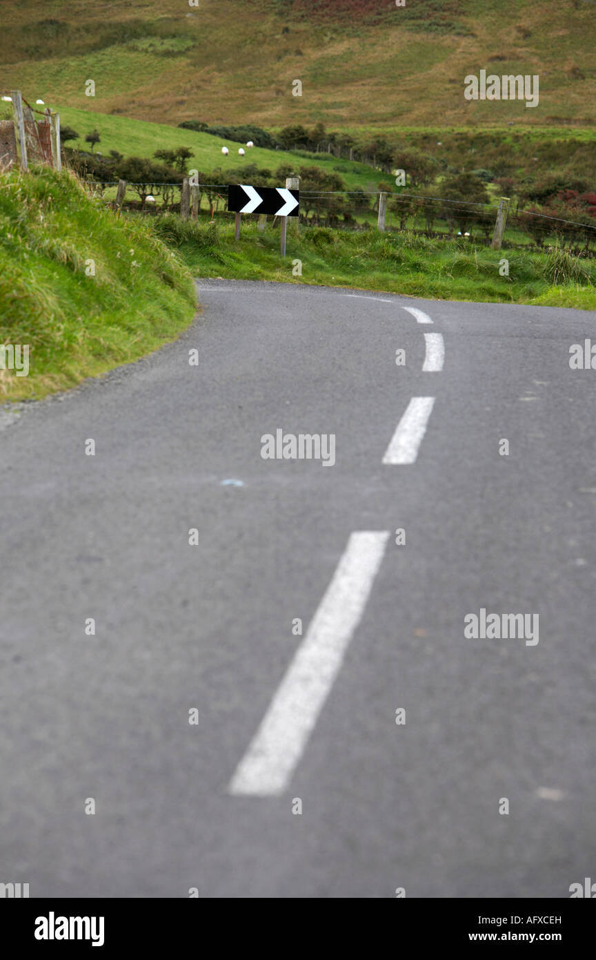 Chevrons road markings hi-res stock photography and images - Alamy