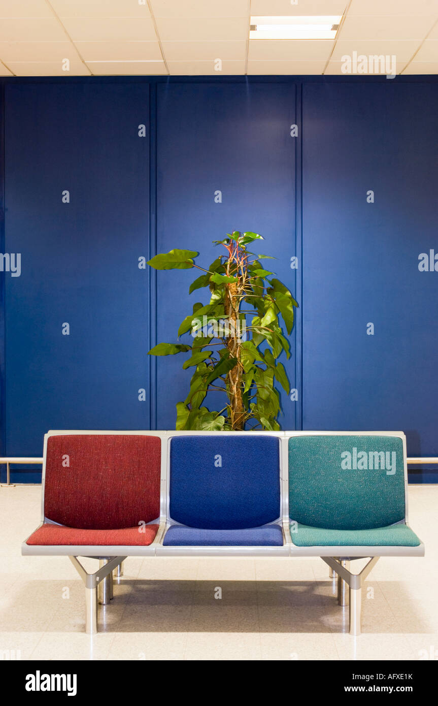 Row of Seats at Airport Stock Photo - Alamy