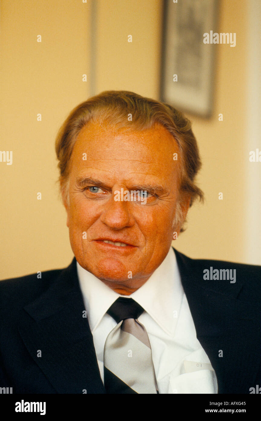 Billy Graham, portrait of an American Christian Evangelist. London ...