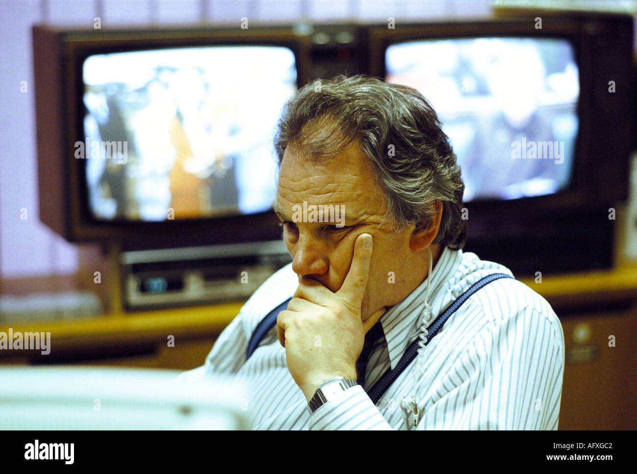 Peter Sissons portrait British television news presenter 1980s HOMER ...