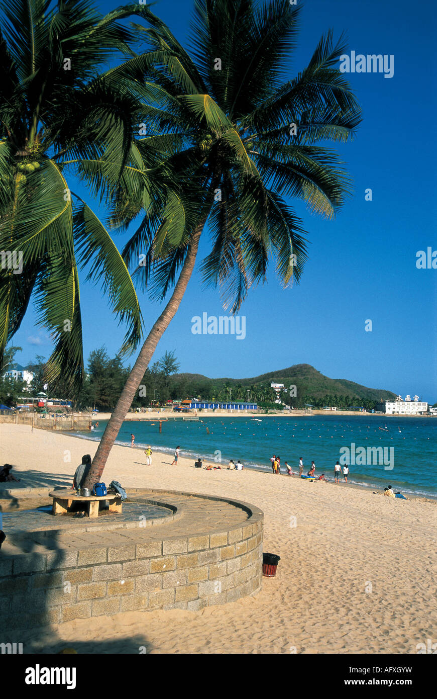 Hainan Sanya Bay China Stock Photo - Alamy