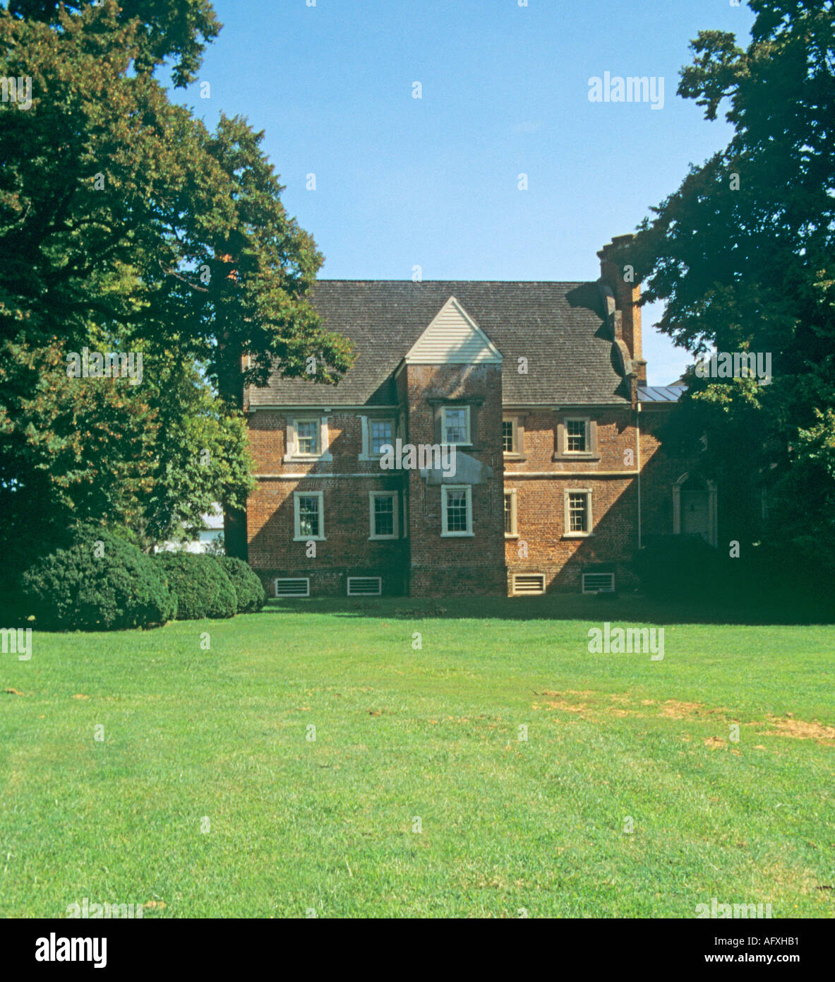 VIRGINIA USA August Bacons Castle built in 1665 by Arthur Allen one of ...