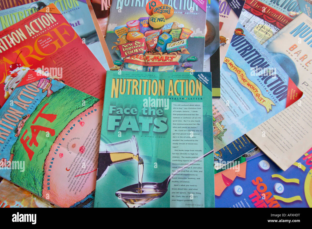 nutrition action magazines Stock Photo - Alamy