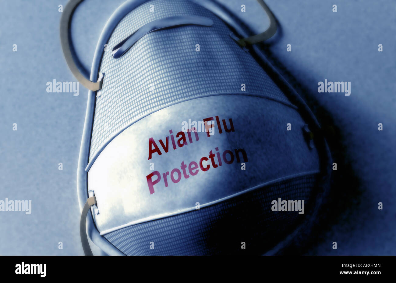 Avian flu mask Stock Photo - Alamy