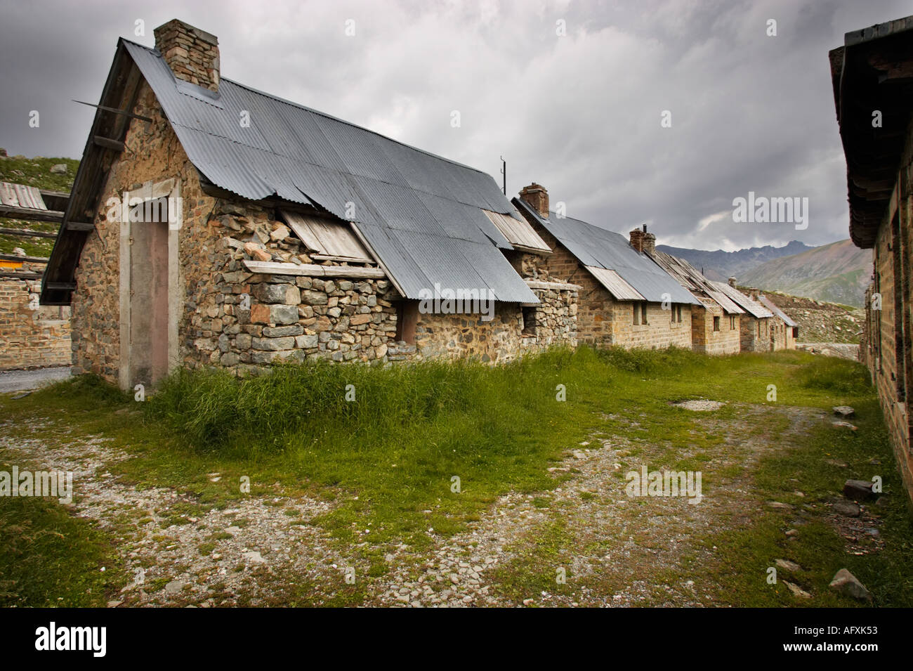 Camp des Fourches abandoned French military barracks in the Alpes ...