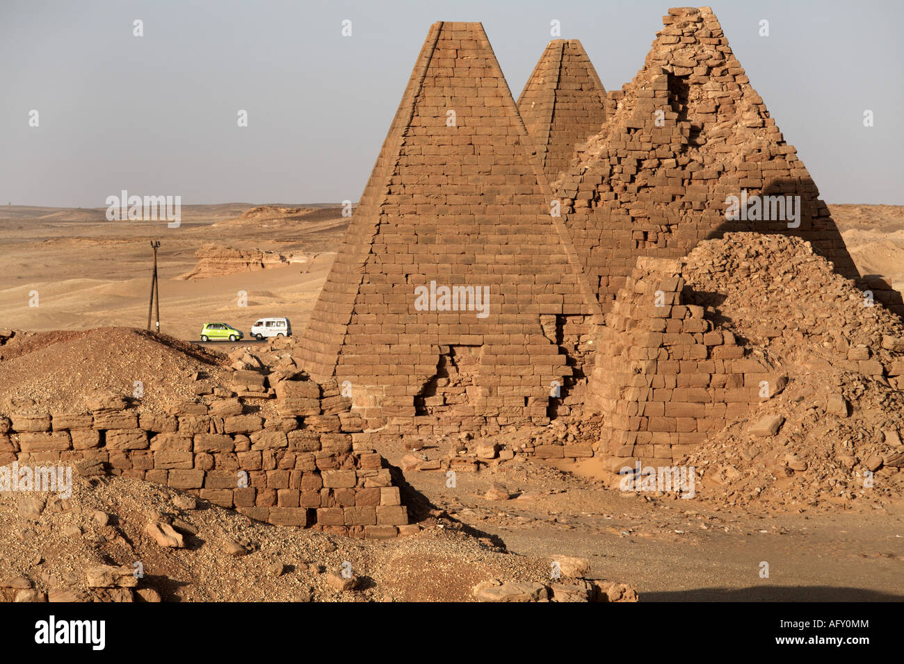 Pyramids at Jebel Barkal, Sudan Stock Photo - Alamy