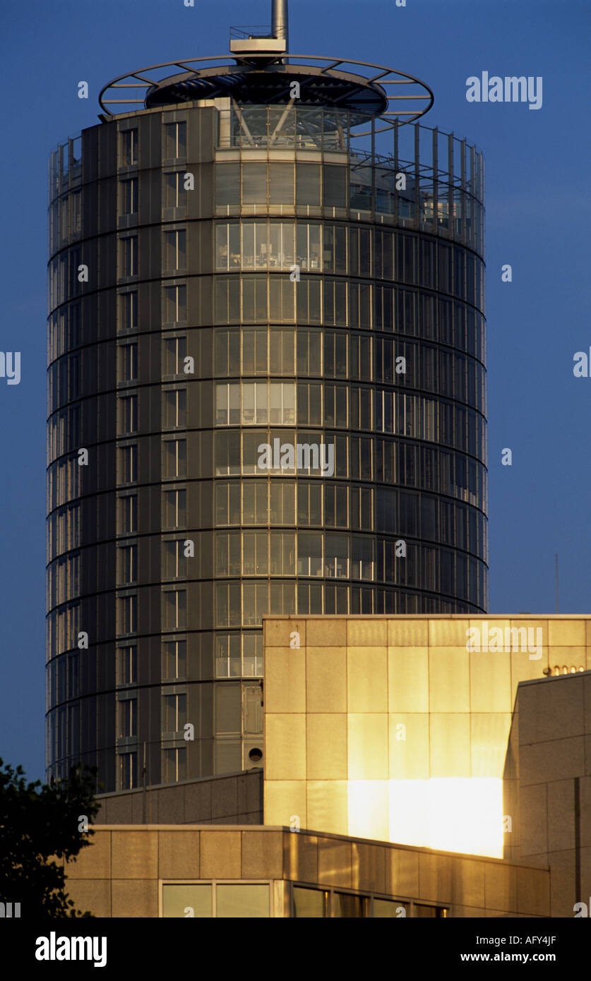 RWE Tower, the world's first ecological building, Essen, North Rhine-Westphalia, Germany Stock ...