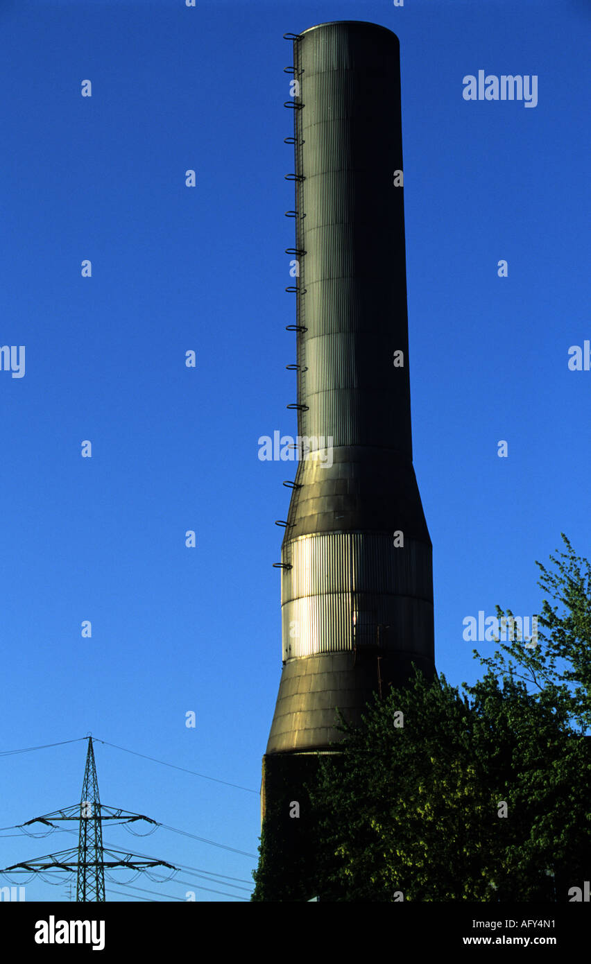 A Micro gas turbine (MGTs) power station, Flingern, Dusseldorf, Germany ...