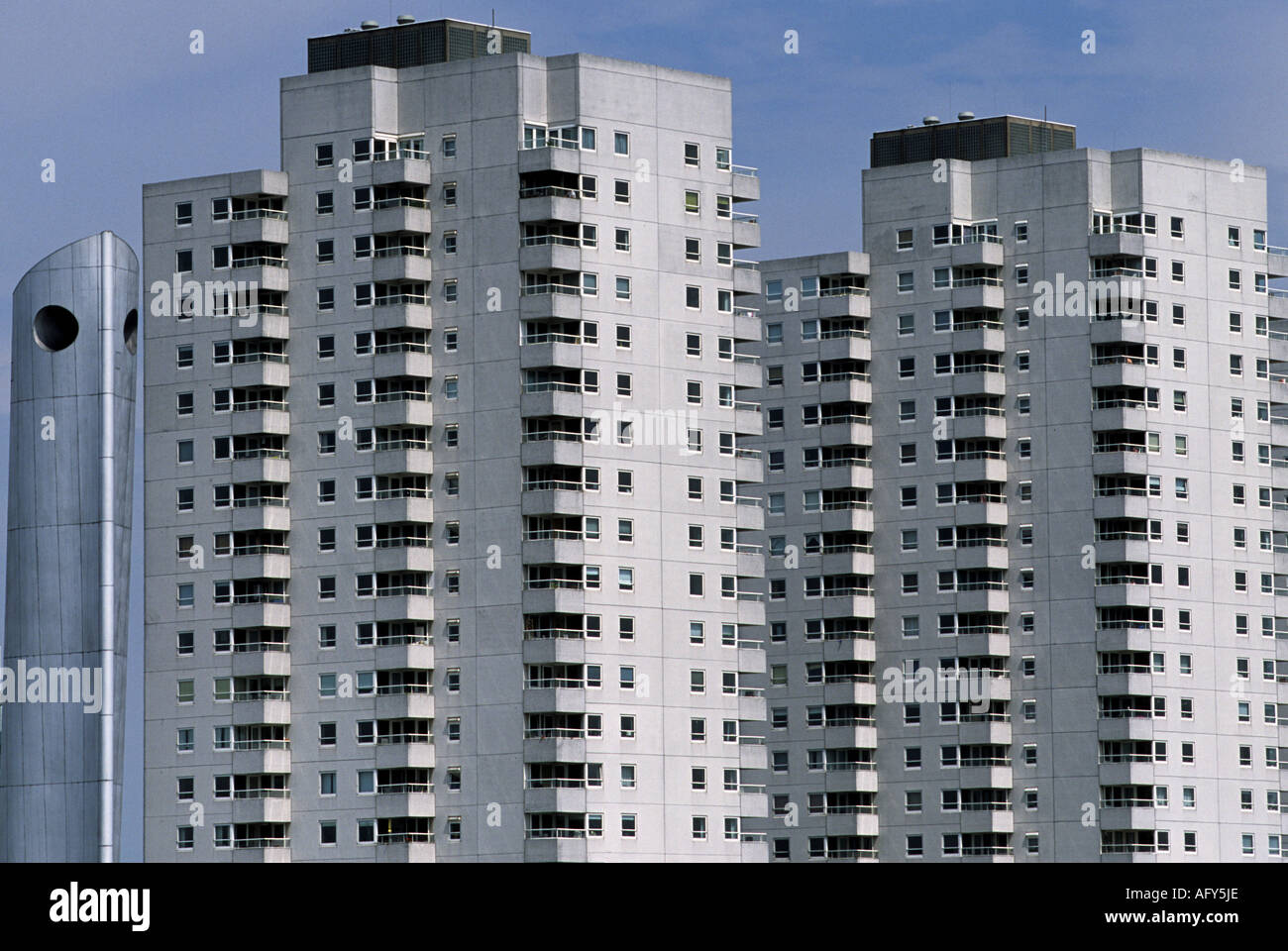 Modern waterfront residental buildings, Rotterdam, Holland Stock Photo ...