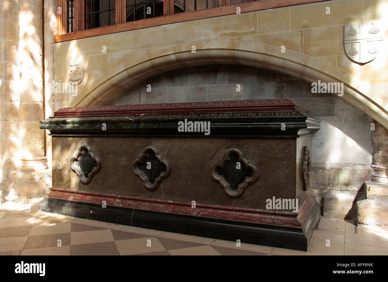 Stone vault in Chichester Cathedral, West Sussex, England, UK Stock ...