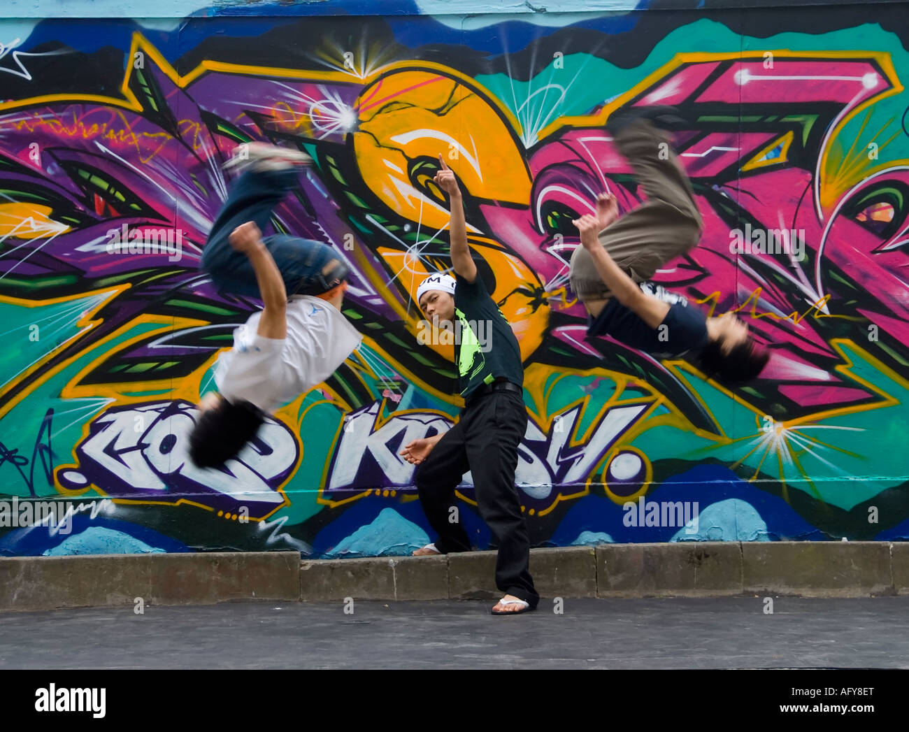 Breakdancing Graffiti