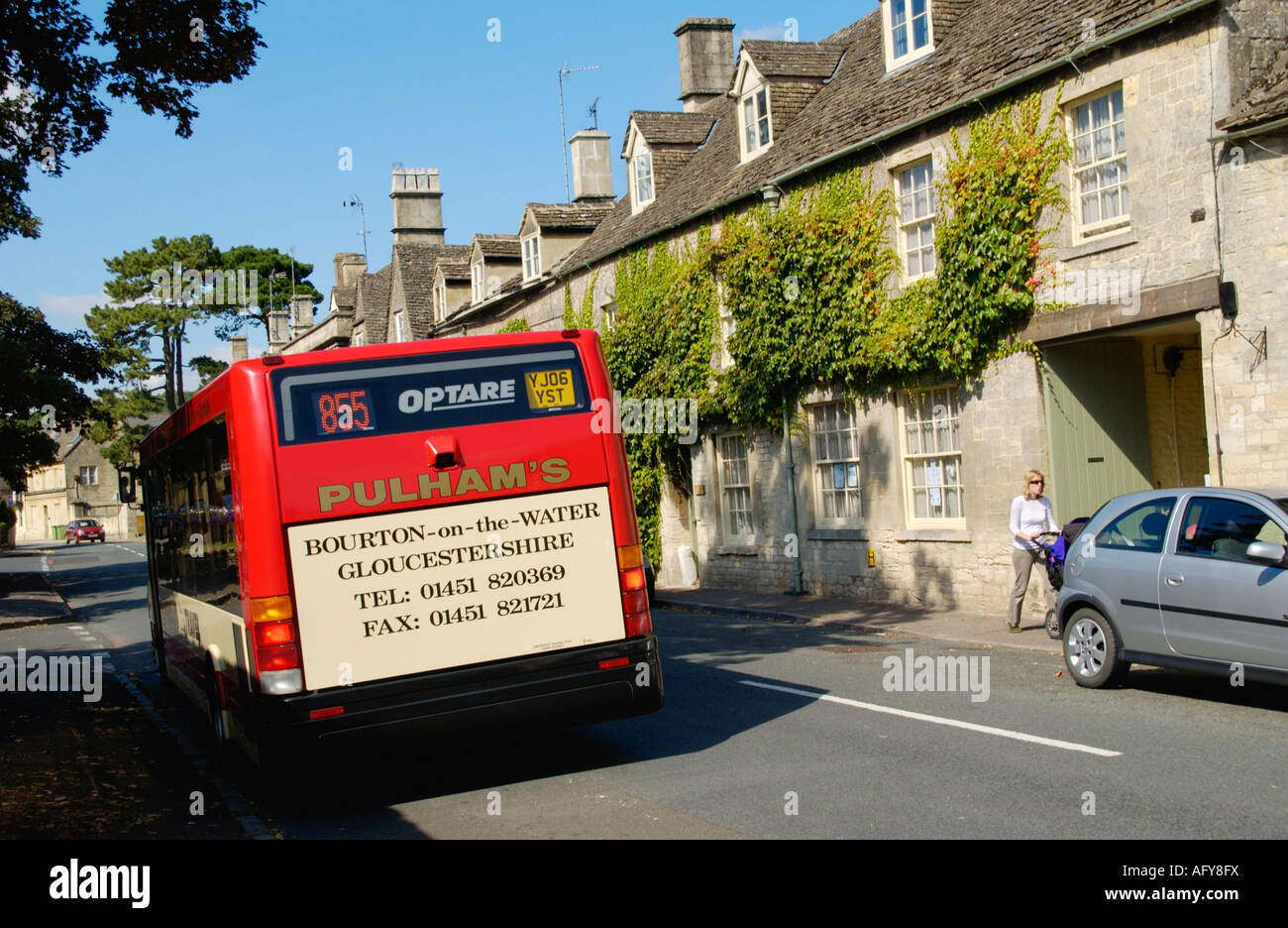Local bus in Northleach Gloucestershire England UK Stock Photo - Alamy
